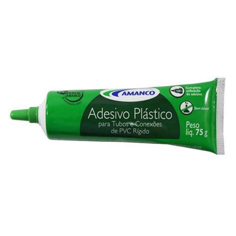 Cola de Cano Pvc Cola para Tubo Adesivo Plástico Amanco 75g Shopee Brasil