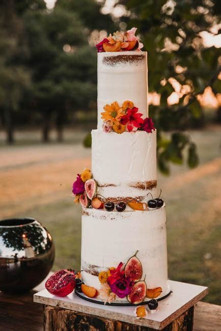 Naked cake para casamientos 50 ideas para bodas rústicas o al aire libre