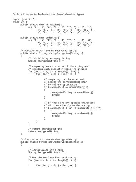 monoalphabetic substitution cipher pdf cipher string computer science
