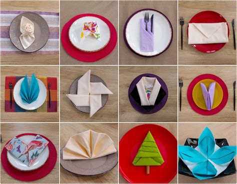 15 pliages de serviettes faciles et créatifs pour toute occasion