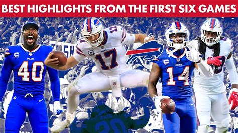 Top Buffalo Bills Highlights From The First Six Games Buffalo Bills