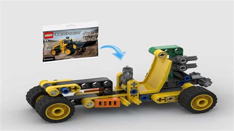 Lego Technic Gokart Alternative Instructions Youtube