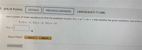solved use a system of linear equations to find the