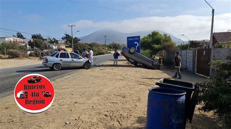 Coquimbo Esta Tarde Colisión de dos vehículos con posterior