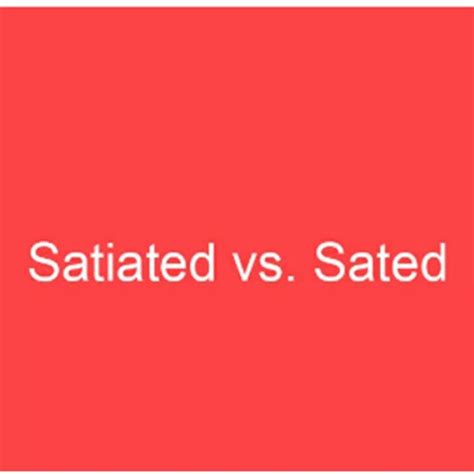 Saciado Vs Saciado Diferencia Detallada Todas Las Diferencias