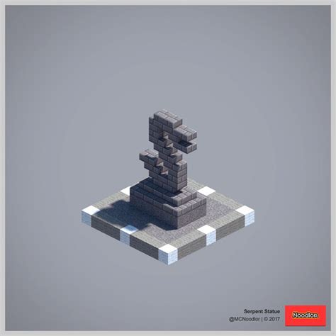 Minecraft Build Schematics For Statues