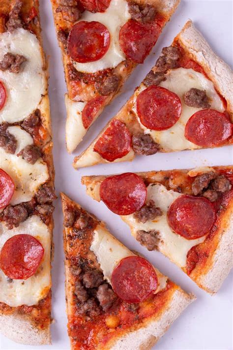 Pepperoni And Italian Sausage Pizza