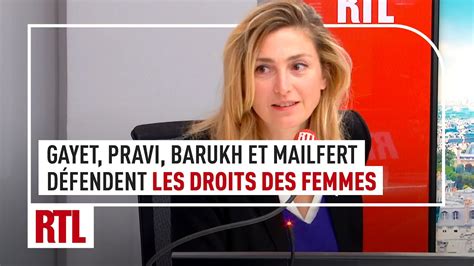 Julie Gayet Barbara Pravi Sarah Barukh et Anne Cécile Mailfert