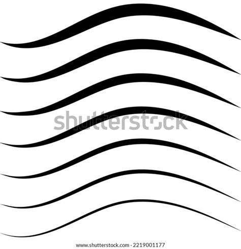 Swoosh Curve Line Arc Smooth Bend Stock Vector Royalty Free