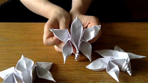3 Fast Origami Orchids YouTube