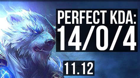 VOLIBEAR Vs GWEN TOP 14 0 4 Legendary 6 Solo Kills 300 Games