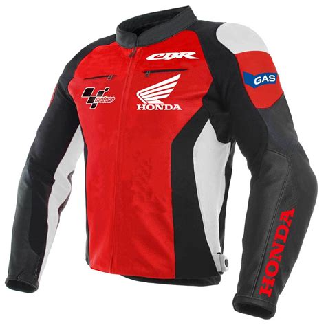 HONDA CBR Motorcycle Racing Leather Jacket Maker Of Jacket