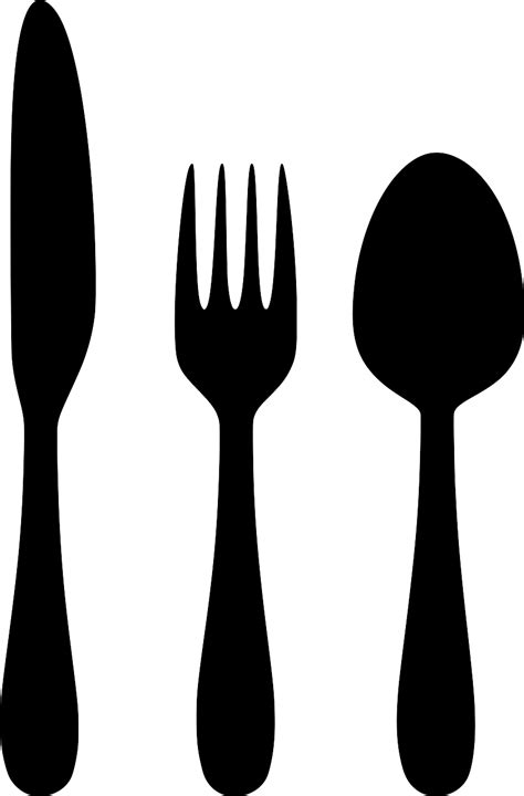 SVG Comida elegante mesa colher Imagem e ícone grátis do SVG SVG