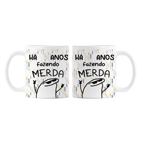 Caneca Flork Há anos fazendo Merda