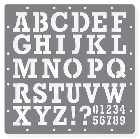 Block Letters Printable Stencils