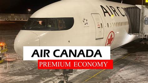 AIR CANADA PREMIUM ECONOMY CLASS Montreal To Paris AC870 YouTube