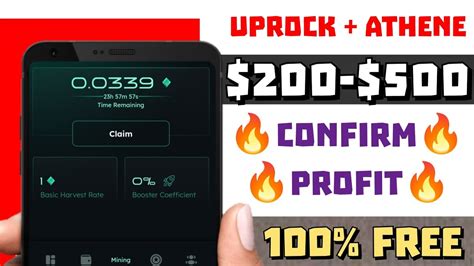 New Crypto Loot Today Free Airdrop Crypto Earn Uprock Mining App