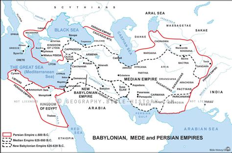 Maps Of Medo Persia Greece Rome And Babylon