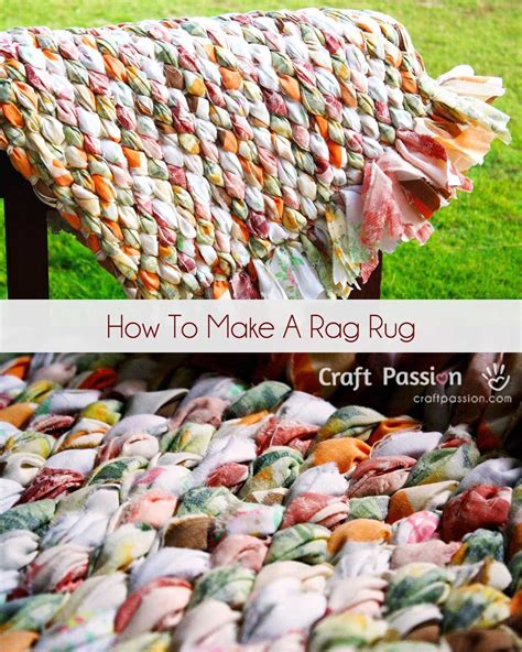 How To Make A Woven Rag Rug Braided Rag Rug Diy Handmade Rag Rug