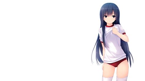 Black Hair Blue Eyes Coffee Kizoku Cure Girl Gym Uniform Kunimura Kotone Long Hair Scan Third