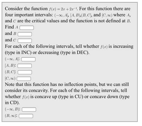 solved consider the function f x 2x 2x 1 for this