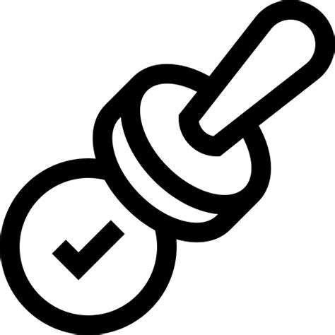 Validation Basic Straight Lineal Icon