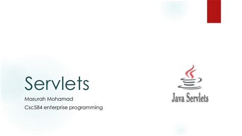 Csc Lecture Introduction To Servlets Youtube