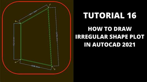 How To Plot Irregular Area In AutoCAD Irregular Plotting How To