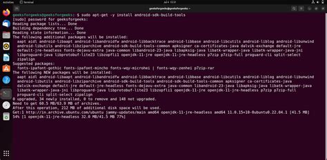 How To Install Android Sdk Build Tools On Ubuntu GeeksforGeeks