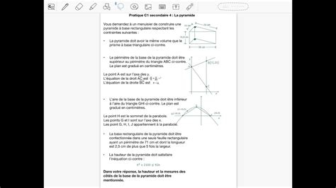 Pratique d examen de fin d année CD1 en mathématique SN de secondaire 4