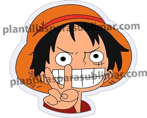 Luffy One Piece Vector Svg Png Plantillas Para Sublimar