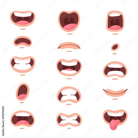 Funny Cartoon Mouths