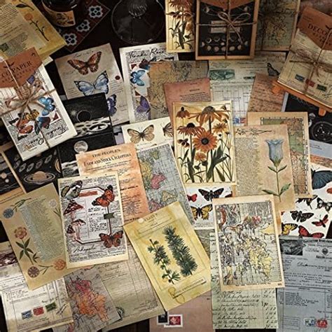 800 Pezzi Adesivi Per Scrapbooking Vintage Teklemon 4 Set Carta