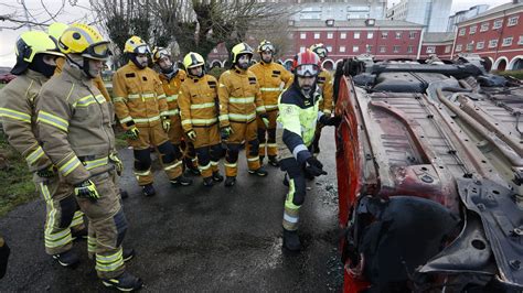 Así se preparan los Bomberos de Lugo para excarcelar Requiere gran