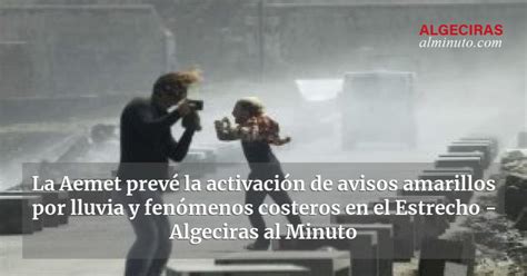 La Aemet prevé la activación de avisos amarillos por lluvia y fenómenos