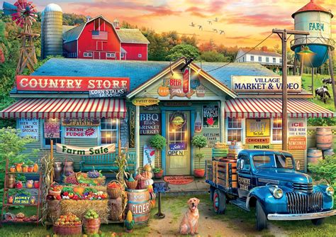 Amazon Buffalo Games Eduard Farm Sale 500 Piece Jigsaw