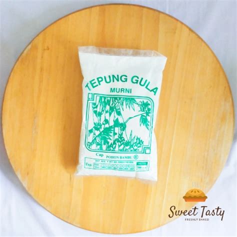 Jual Tepung Gula Halus Tepung Gula Murni Cap Pohon Bambu 500 Gram