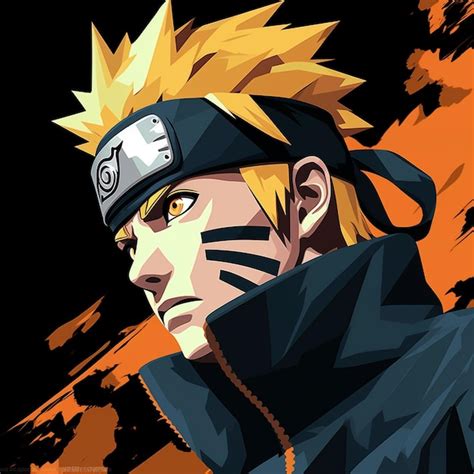 Un Dibujo De Un Personaje De Dibujos Animados De Naruto Que Lleva Un