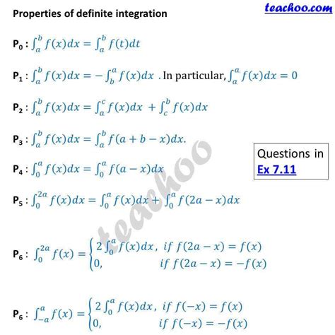 Integration Formulas Trig Definite Integrals Class Pdf