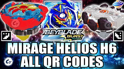 Mirage Helios H Game Play Other Helios Qr Codes Beyblade Burst The