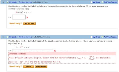solved use newton s method to find all solutions of the