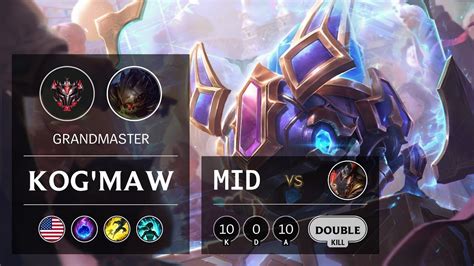 Kog Maw Mid Vs Twisted Fate NA Grandmaster Patch 9 18 YouTube