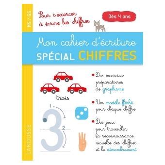 Mon cahier d écriture spécial chiffres broché Catherine Gauduel