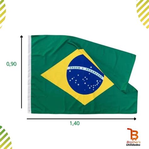 Bandeira Do Brasil Oficial Grande X Em Poli Ster Mercadolivre