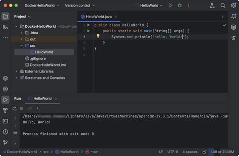 Run And Debug A Java Application With Docker IntelliJ IDEA Documentation
