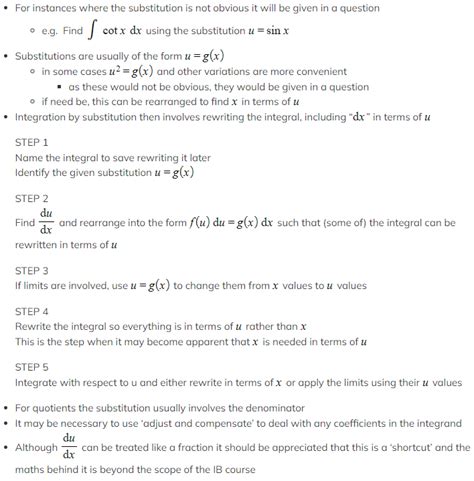 Ib Dp Maths Aa Hl Further Techniques Of Integration
