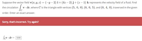 solved suppose the vector field
