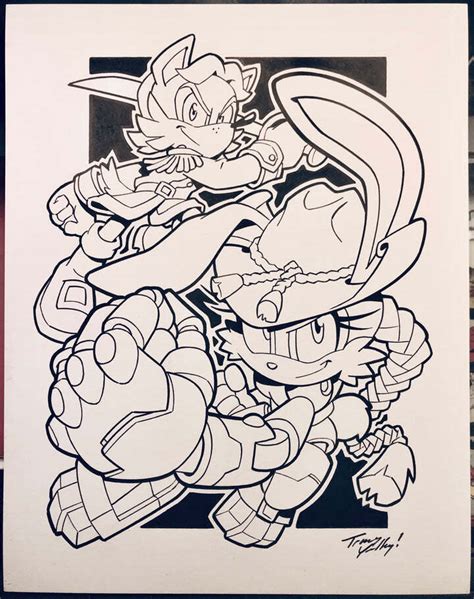 369099 Safe Artist Tracy Yardley Antoine D Coolette Sonic