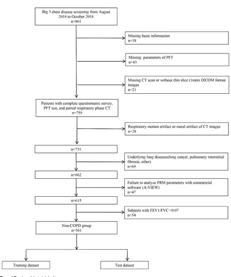 figure 1 from re defining high risk copd with parameter response mapping based on machine
