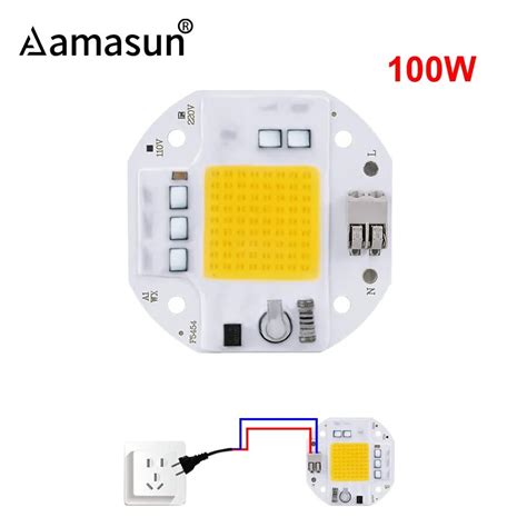 Odlamp Super Bright High Power LED Chip 50W SMD COB Light Day White